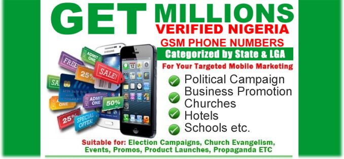 Nigeria GSM phone numbers and list of phone numbers in nigeria (2022)